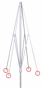 Ende dubber til Parasoller